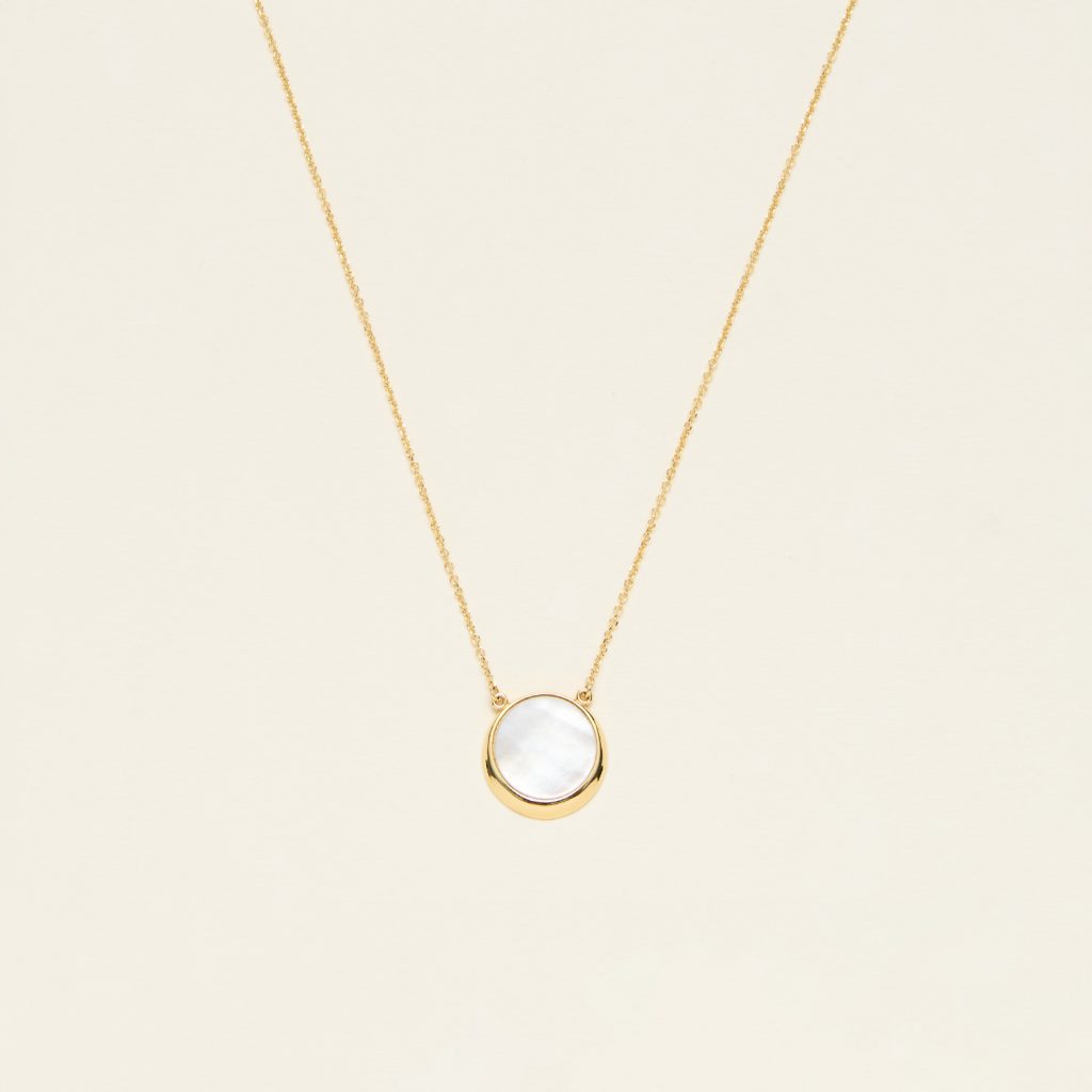 Colier din aur 14k Full Moon - aur galben - Lemons And Gin